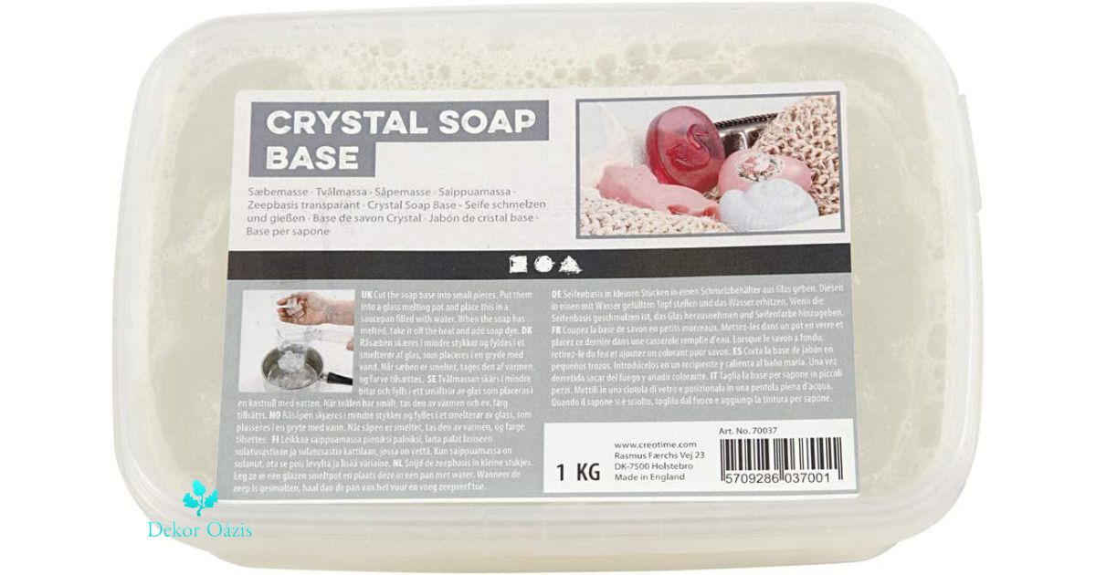 Szappan alap 1 kg/cs Gyertya- és szappankészítés